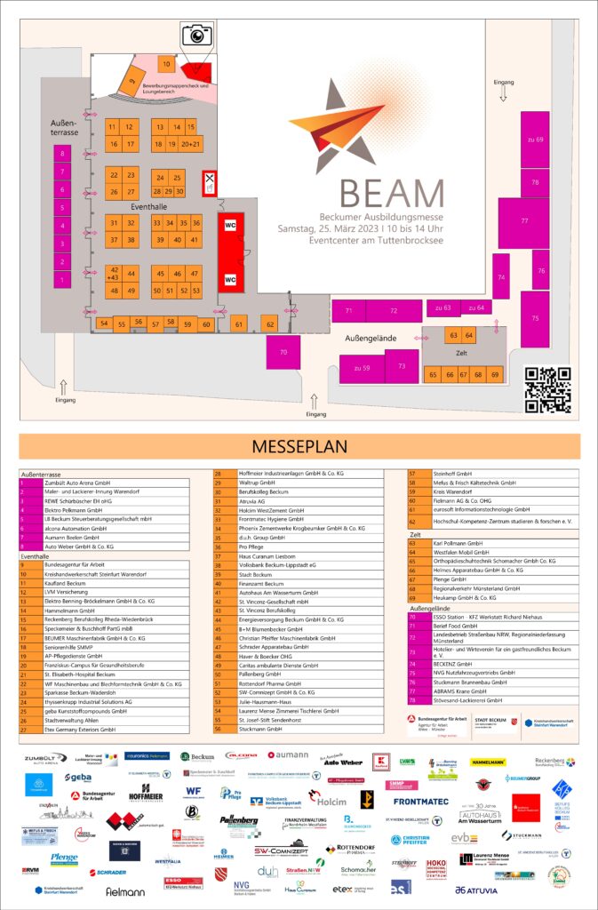 Messeplan – BEAM Beckumer Ausbildungsmesse